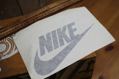 RARE NIKE X Futura Logo Brand NikeLab Lab Vintage Sticker Promo Advert ...