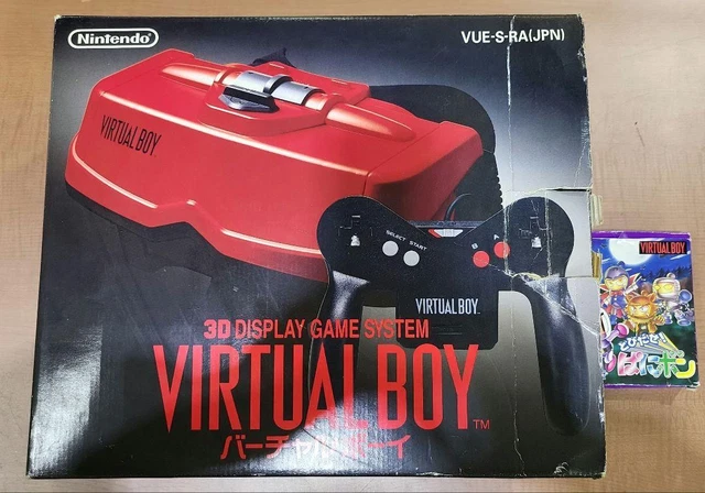 NINTENDO VIRTUAL BOY Console System Vintage Retro Game with Box game ...