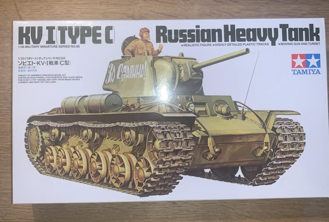 TAMIYA 1:35 KV I Russian Heavy Tank No.35066 EUR 25,00 - PicClick DE