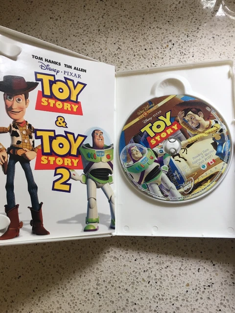 TOY STORY & TOY STORY 2 DVD 2 Pack Disney Pixar Disc Movie Film - Tom ...