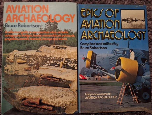 AVIATION ARCHAEOLOGY: TWO Books From Bruce Robertson. £10.00 - PicClick UK