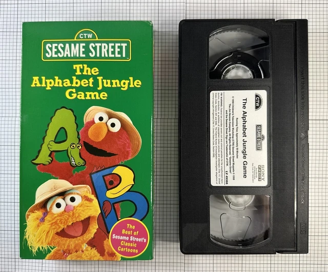 SESAME STREET - The Alphabet Jungle Game (VHS,1998) EUR 5,49 - PicClick DE