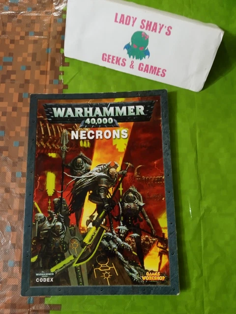 NECRONS CODEX WARHAMMER 40k 9th Edition Rule Book Games Workshop EUR 17 ...