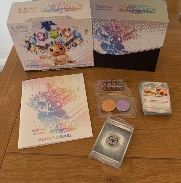 POKÉMON PRISMATIC EVOLUTIONS Elite Trainer Box ETB Opened inc Players ...