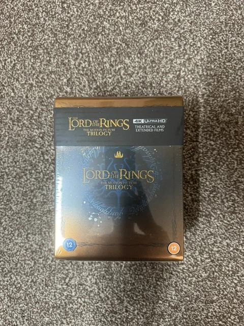 THE LORD OF The Rings Trilogy Steelbook Collection 4K Ultra HD + Blu ...