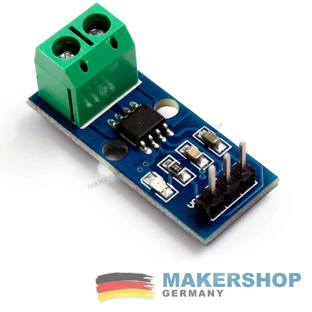 ACS712 20A STROMSENSOR Analog Current Hall Sensor Arduino Raspberry Pi EUR 3,75 - PicClick DE