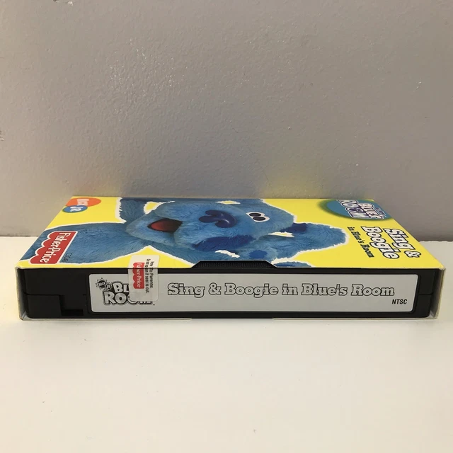 NICK JR BLUE’S Clues Room Sing & Boogie VHS Video Tape Nickelodeon ...