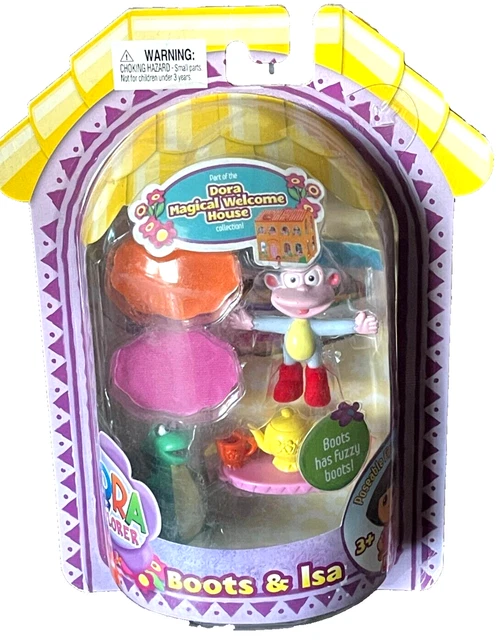 FISHER-PRICE DORA THE Explorer nickelodeon Playtime Boots & Isa Monkey ...
