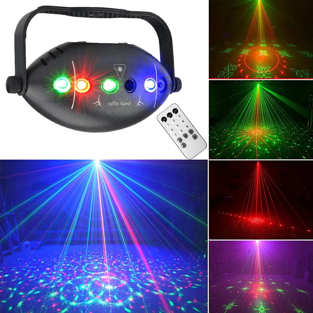 72 PATTERNS LED Stage Lighting Laser Projector RGB Party DJ Disco ...