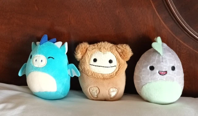 BENNY THE BIGFOOT Tatiana & Xander 3” Squishmallow ~ NEW ~ McDonalds Plush 2023 £9.95 - PicClick UK