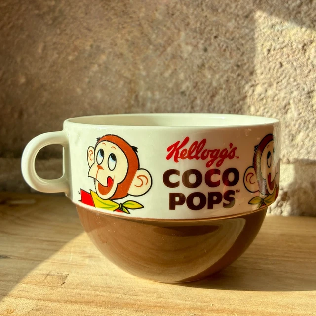 VINTAGE KELLOGG’S COCO Pops Bowl Retro Coco Monkey 🐵 Design The Concept ...