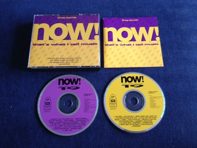 NOW THATS WHAT I Call Music 19 (NOW 19) CD 1991 2 Cd Fatbox £25.00 ...