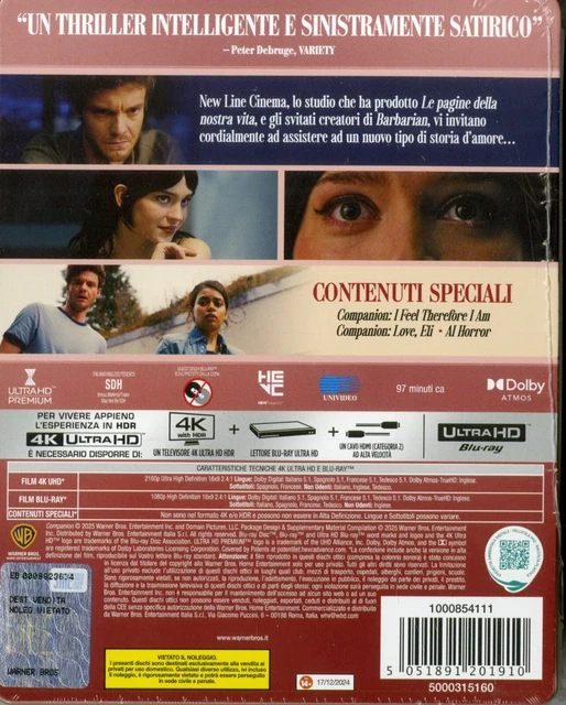 COMPANION 4K UHD (2025) 2 Blu Ray steelbook EUR 29,90 - PicClick IT
