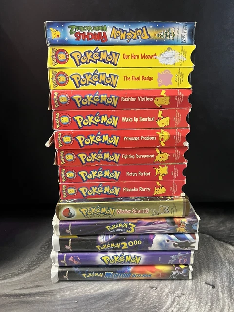 POKÉMON VHS LOT- 14 Pokémon VHS Tapes- Anime VHS Lot $23.41 - PicClick CA