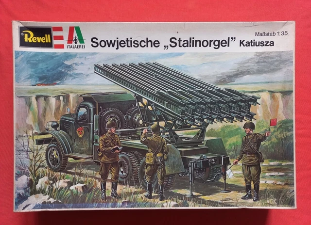 1/35 REVELL H-2115, SOWJETISCHE STALINORGEL KATIUSZA BM-13 KATYUSHA EUR ...
