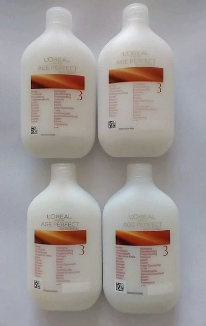 L'OREAL EXCELLENCE AGE Perfect Crème Conditioner 60 ml x 4. NEW £10.50 ...