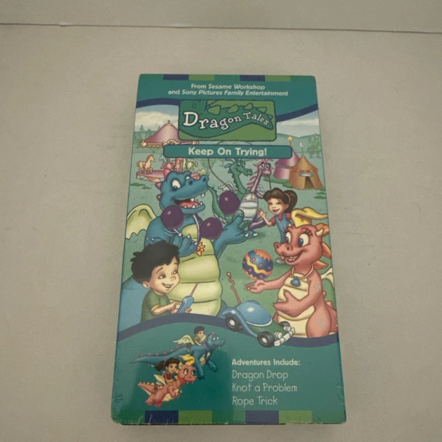 DRAGON TALES: VOLUME 5 Keep On Trying VHS Tape 2001 Kids Cartoon ...