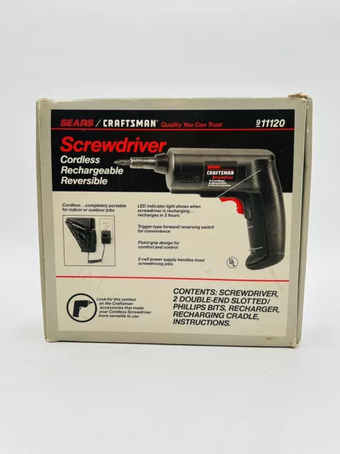 Sears craftsman cordless screwdriver store