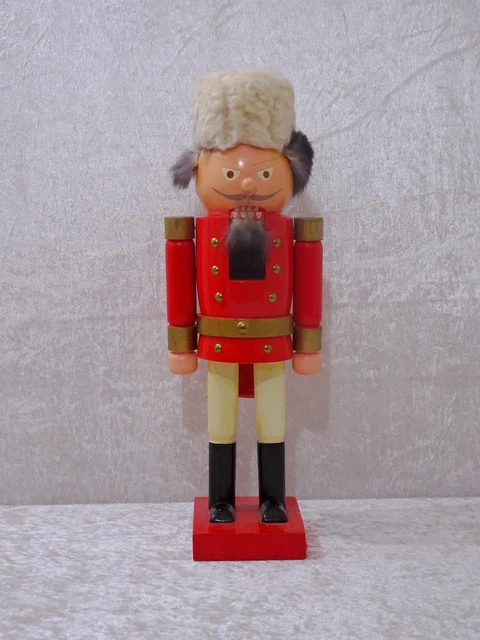 DDR DESIGN XL Deko Holz Nussknacker Soldat - Vintage - Erzgebirge - 38 ...