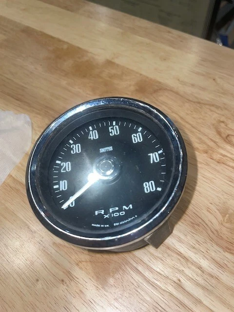 CLASSIC MINI COOPER Smiths Tacho/Rev Counter 8000 (tested working) £45. ...