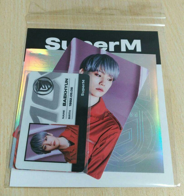 SUPERM EXO BAEKHYUN ID Card Sticker Set £35.87 - PicClick UK