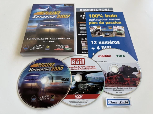 TRAINZ RAILROAD SIMULATOR 2007 (Jeu + DVD Vie Du Rail + Marklin) - PC ...