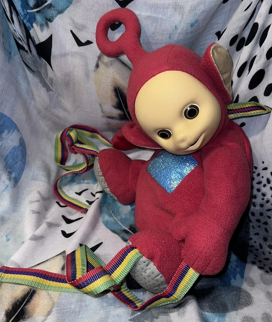 VINTAGE TELETUBBIES PO Plush Backpack Golden Bear 1996 50cm Tall £14.99 ...