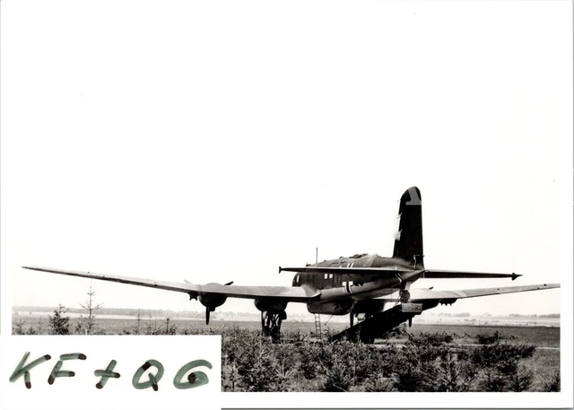 B597 FOTO WEHRMACHT Archiv Repro Luftwaffe Flugzeug Fw200 KG40 Kompass ...