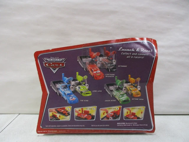 DISNEY PIXAR THE World of Cars Pit Row Race-Off Lightning McQueen EUR 9 ...