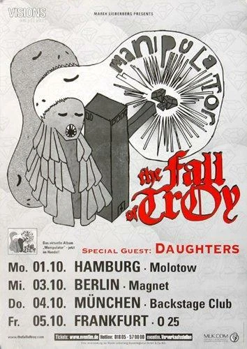 MANIPULATOR - THE Fall Of Troy, Tour 2007 | Konzertplakat | Poster EUR ...