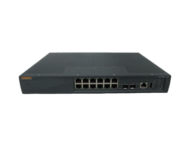 ARUBA NETWORKS S1500-12P 12-Ports Mobility Gigabit PoE+ Switch - ARSW1512 $62.00 - PicClick CA