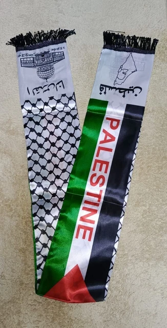 SCHAL PALÄSTINA KARTE Flagge Palästinensisch فلسطين GAZA KEFFIYEH Schal EUR 51,38 - PicClick DE