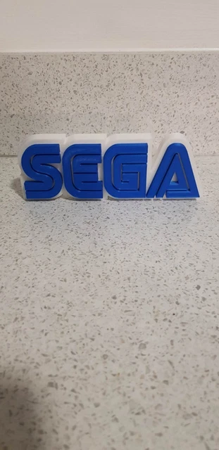 SEGA LOGO SIGN 3d printed £6.00 - PicClick UK
