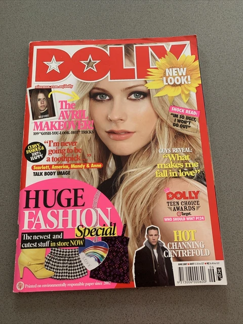DOLLY MAGAZINE JUNE 2007 - Avril Lavigne, Chris Hemsworth $25.00 ...