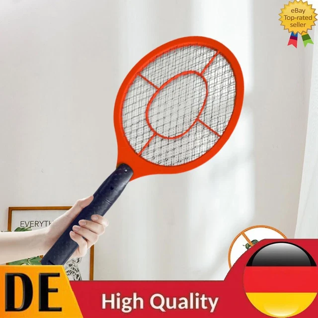 BUG ZAPPER RACKET Electric Fly Swatter Handheld Battery Powered Zapper ...