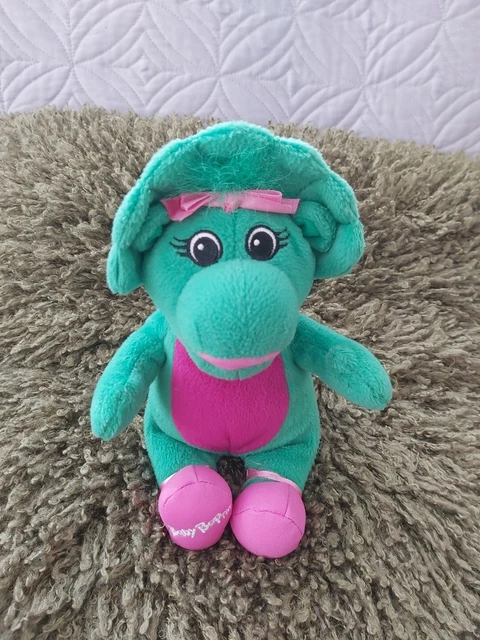 VINTAGE FISHER PRICE 8" BABY BOP Plush Soft Toy Green Dinosaur Barney & Friends £9.99 - PicClick UK