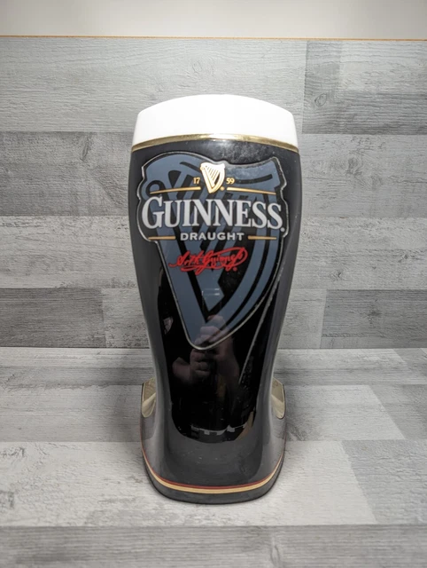 GUINNESS PUB DRAUGHT Pump Advertising Beer Light Bar Man Cave * Damaged ...