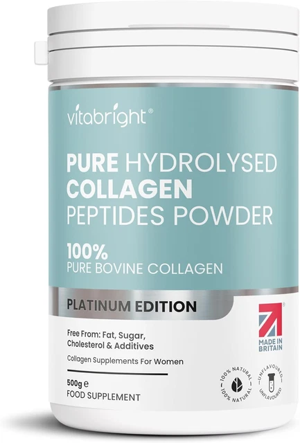 BOVINE COLLAGEN POWDER 500G | 50 Servings | Highly Bioavailable ...