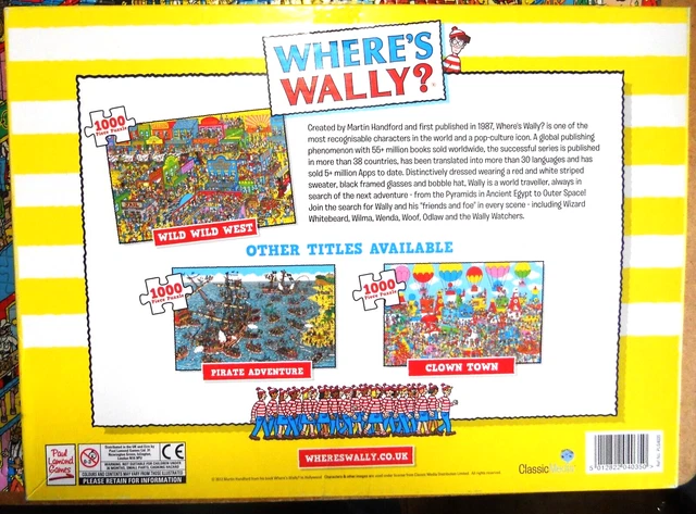 DOVE SI TROVA Wally? Puzzle Wild West 1000 pezzi Wild Wild West ...