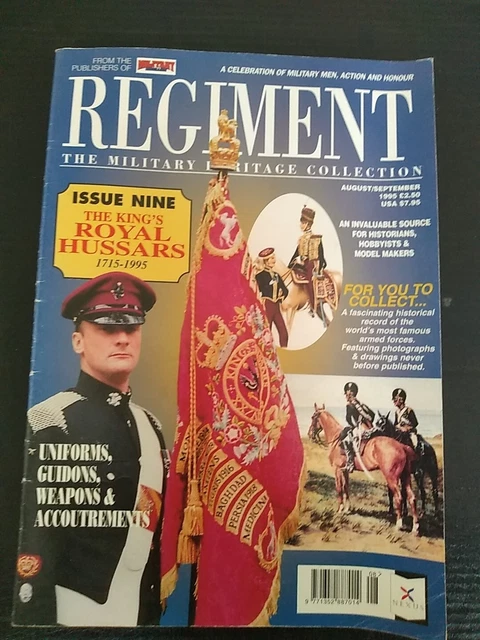 REGIMENT THE MILITARY Heritage Collection Magazine Issue 9 AUGUST 1995 £3.75 - PicClick UK