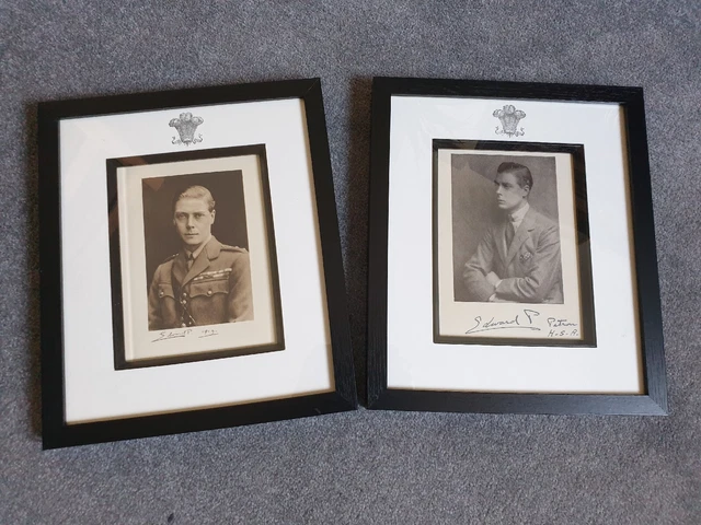 PHOTOGRAVURE SIGNED PRINCE Edward Of Wales Edward VIII Duke Of Windsor ...