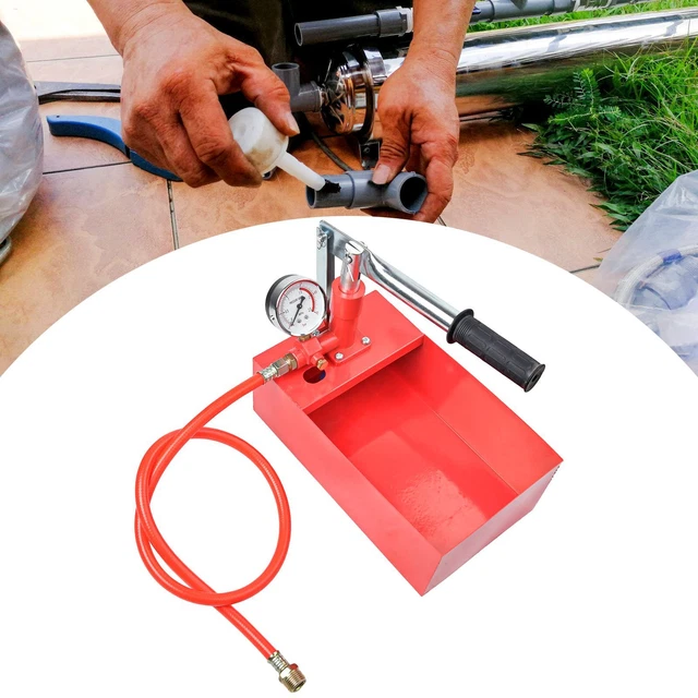 WATER PIPE LEAKAGE Pressure Tester Hydrostatic Test Pump Leak Detector ...