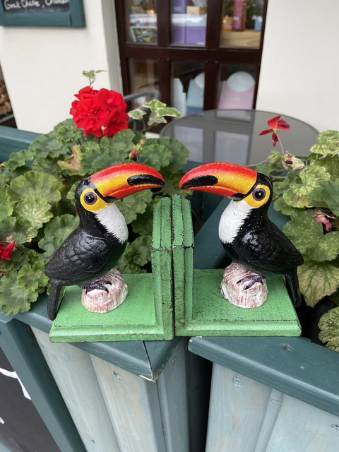 GUINNESS TOUCAN CAST Iton Bookends £45.00 - PicClick UK