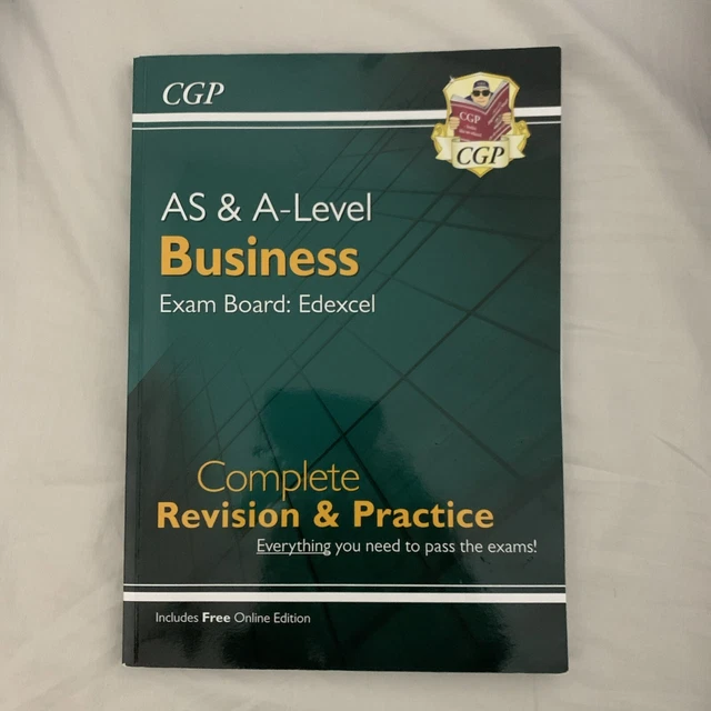 EDEXEL AS AND Alevel Business Revision Book £15.00 - PicClick UK