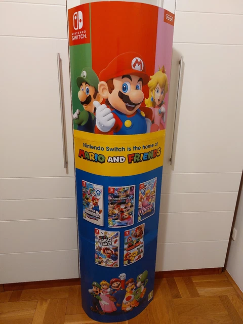 MARIO AND FRIENDS Official Retail Display Standee Nintendo Switch 160 X ...