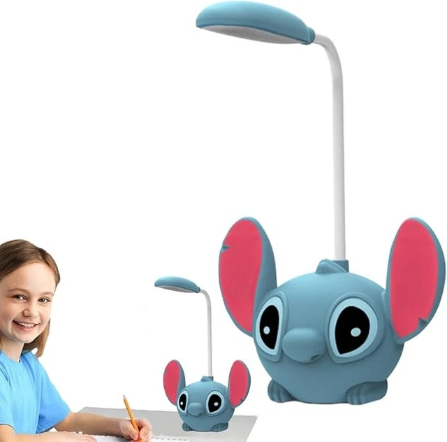 KIDS NIGHT LIGHT USB LED Desk Lamp Pen Curling Cute Blue Pink Gift ...