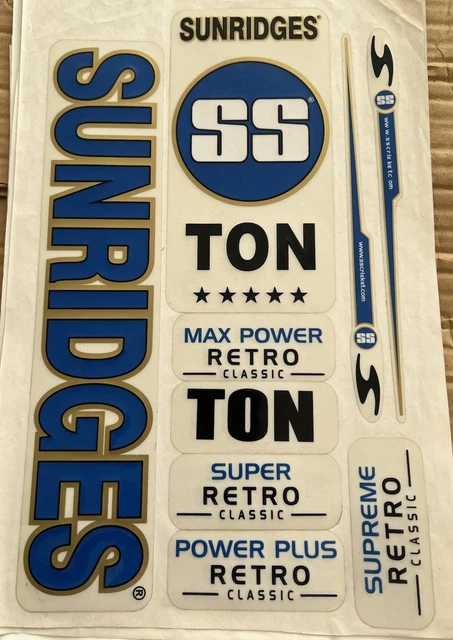 SS SUNRIDGES FULL Bat 3D Embossed Sticker - blueHigh Quality max power ...