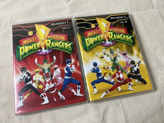 MIGHTY MORPHIN POWER RANGERS - Season 1 Volume 1 & 2 - DVD FREE ...