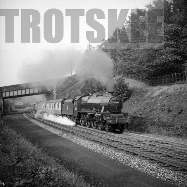LARGER NEGATIVE BR British Railways Steam Loco 45699 Class 5MT Totley ...