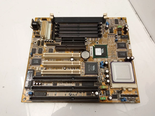 FIC VA-503+ SOCKET 7 AGP ISA Baby AT Motherboard With AMD-K6-2 450 MHz ...